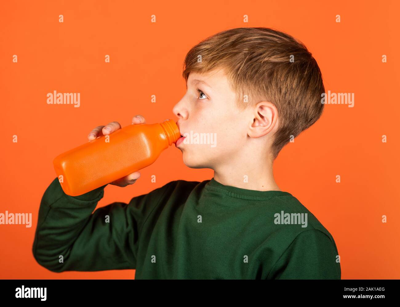 Sweet treat packed with essential nutrition. Small child drink juice ...