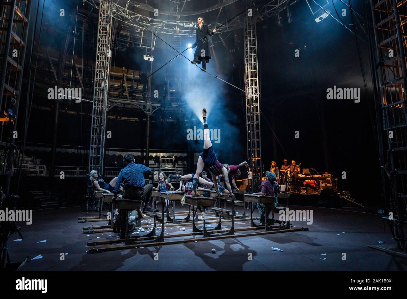 NoFit State Circus performs their new show “Lexicon” at the Roundhouse ...