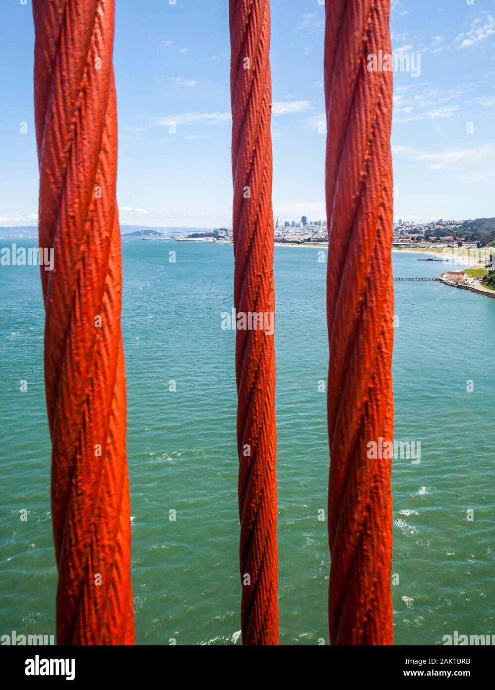Bridge cables close up hi-res stock photography and images - Alamy