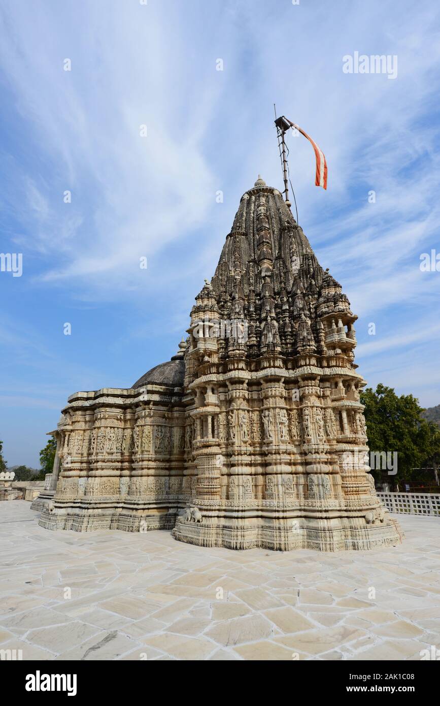 The Jain sun temple in Ranakpur, Rajasthan, India Stock Photo - Alamy