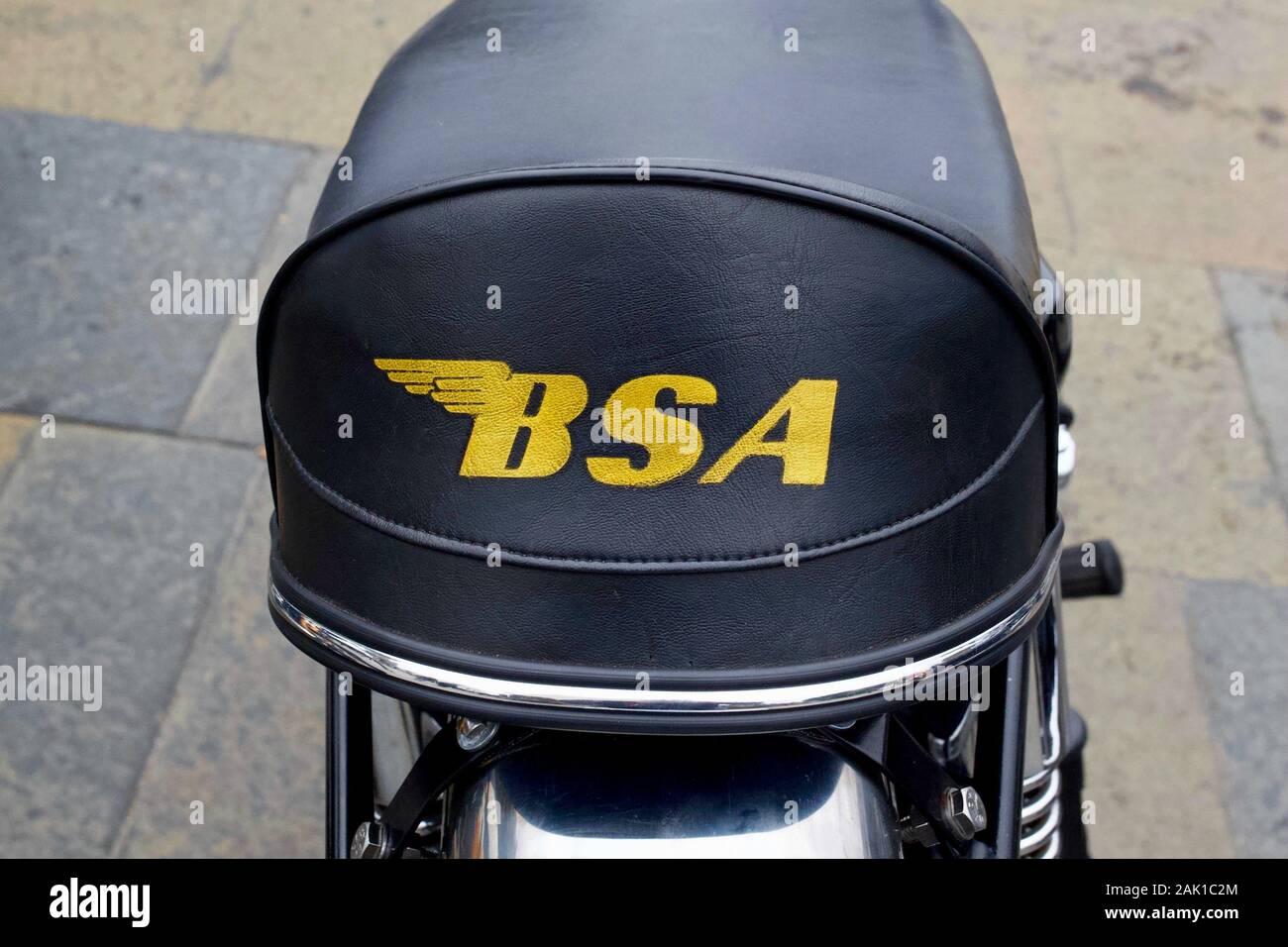 BSA motorcycle, Greenwich, London, England Stock Photo - Alamy