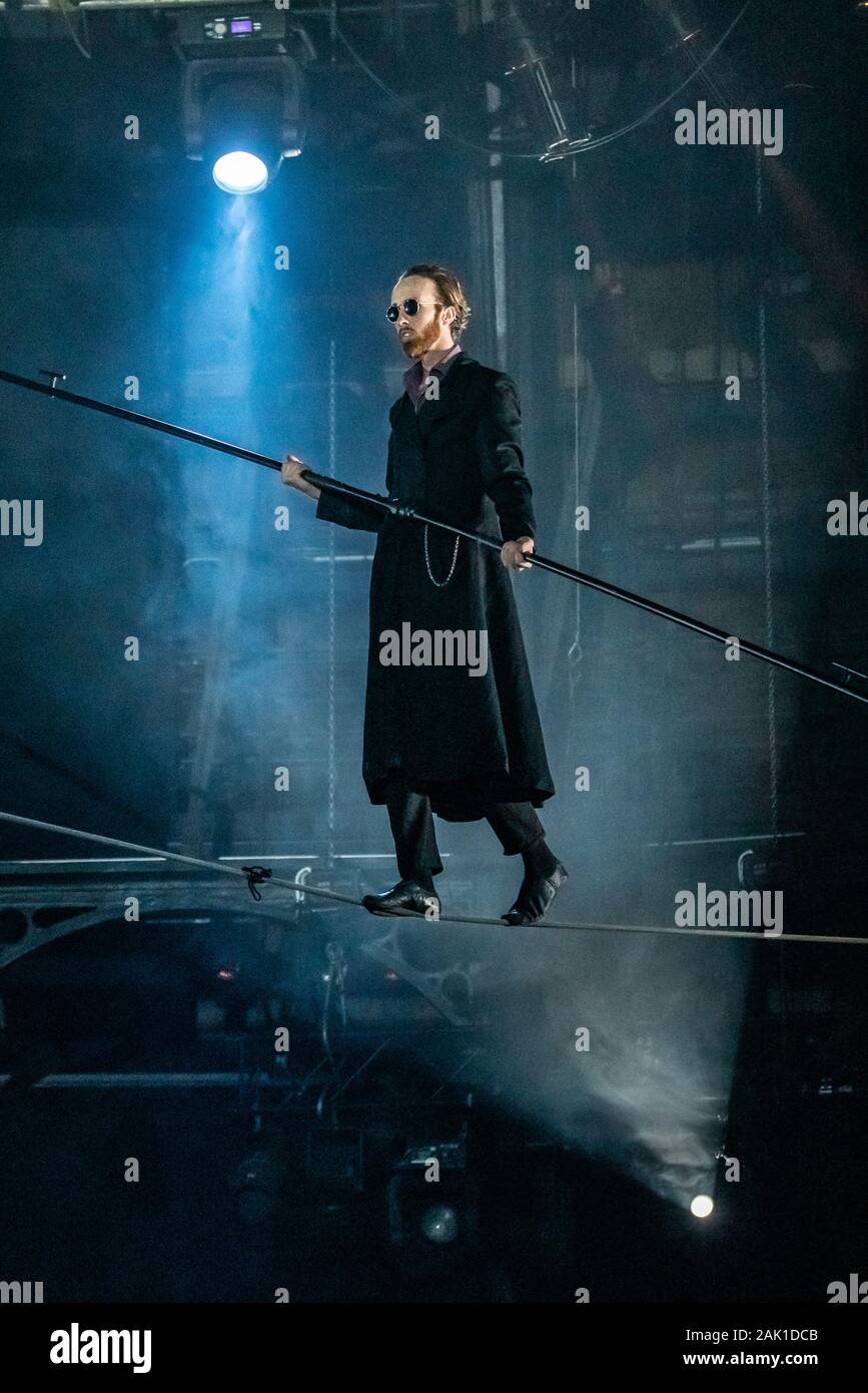 NoFit State Circus performs their new show “Lexicon” at the Roundhouse ...