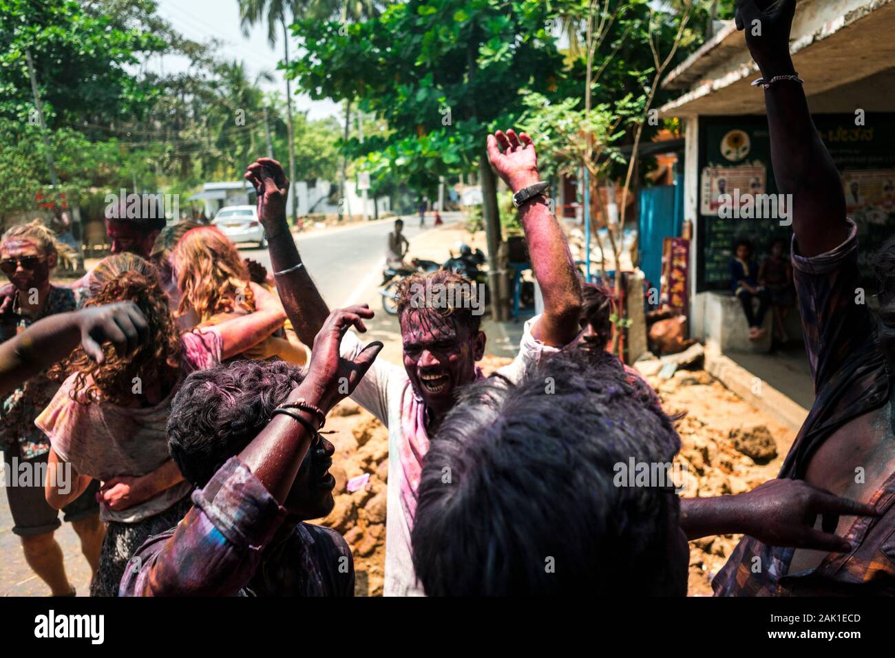 Hampi india illustration hi-res stock photography and images - Alamy