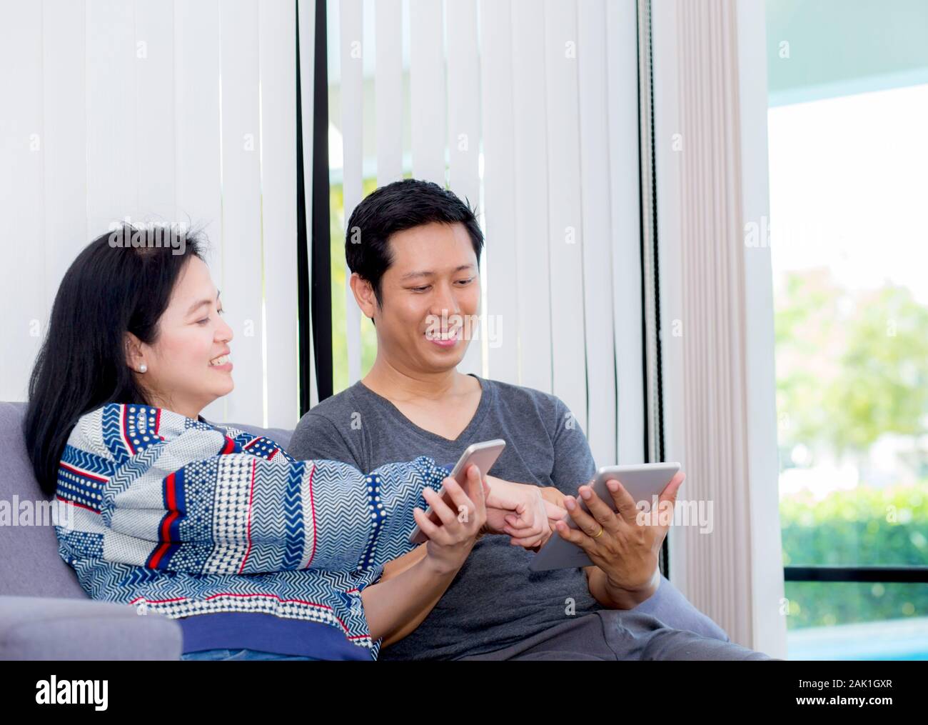 Family technology communication devices hi-res stock photography and ...
