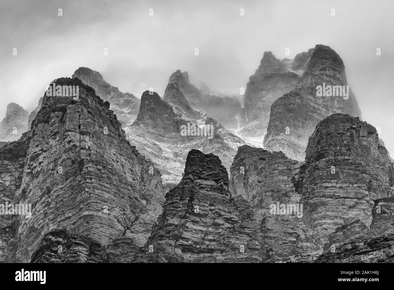 Towering Black and White Stock Photos & Images - Alamy