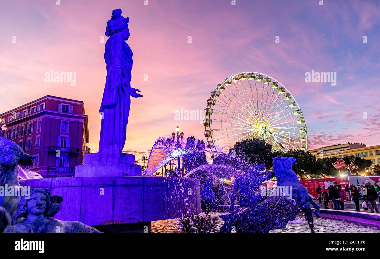 Massena place and apollo statue hi-res stock photography and images - Alamy
