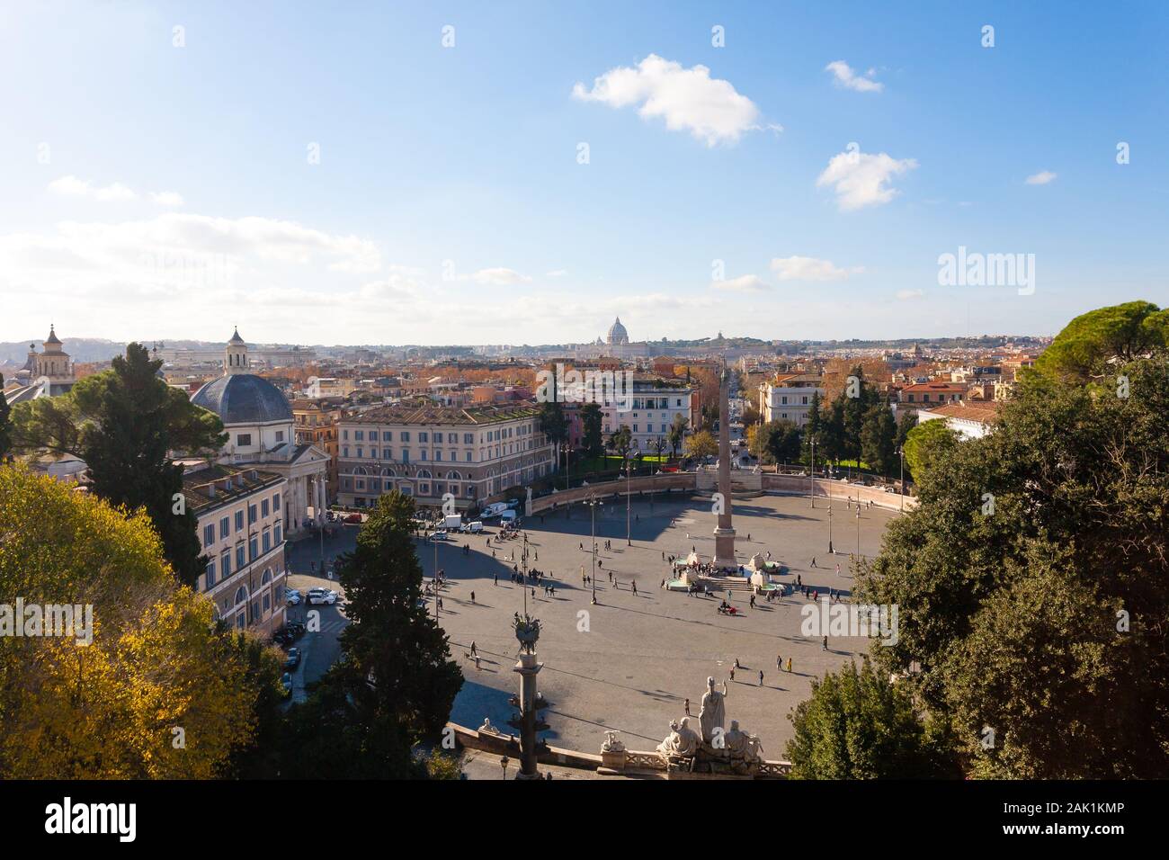 Piazza del popolo roma hi-res stock photography and images - Alamy