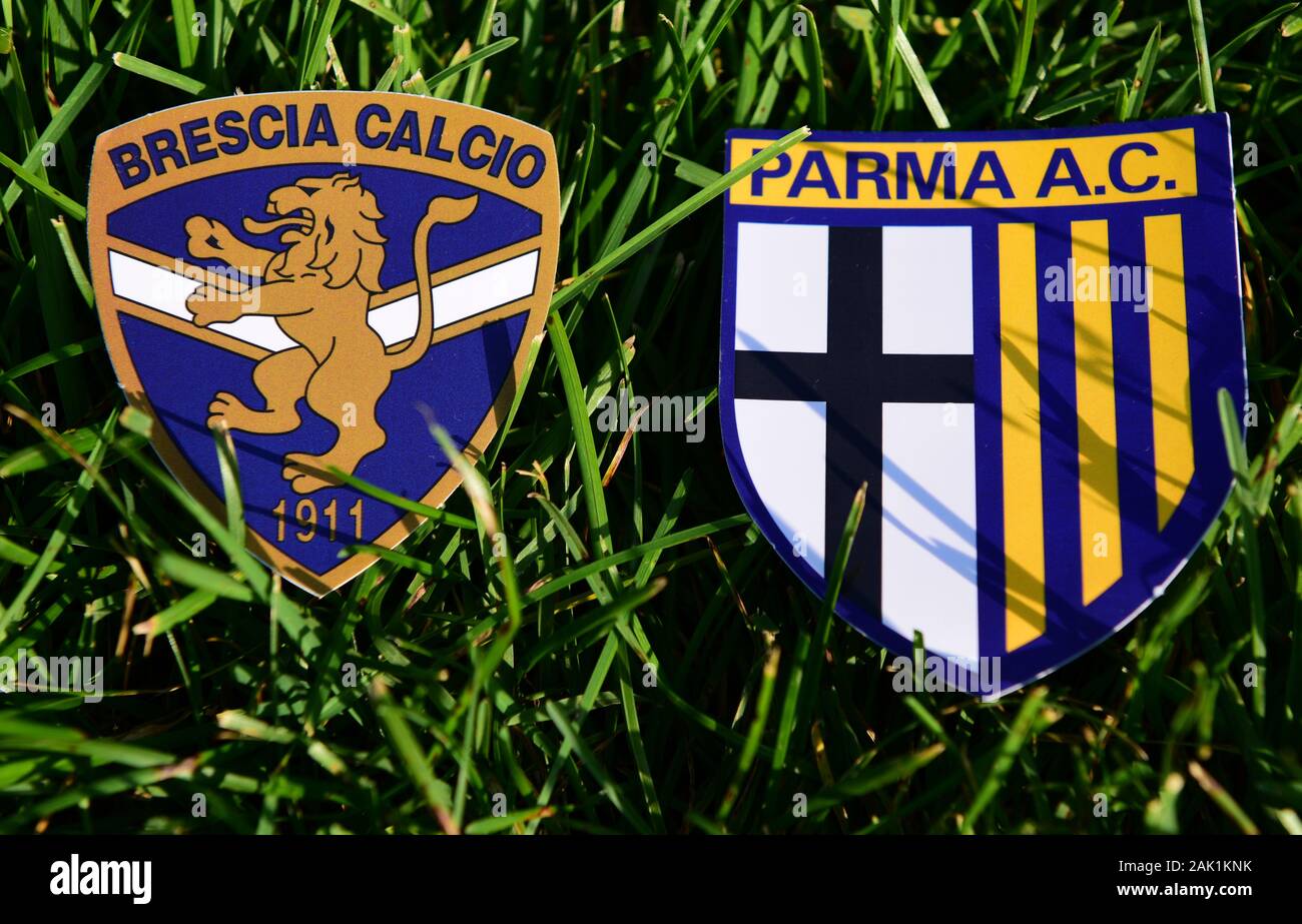 Italian football clubs logo hi-res stock photography and images - Alamy