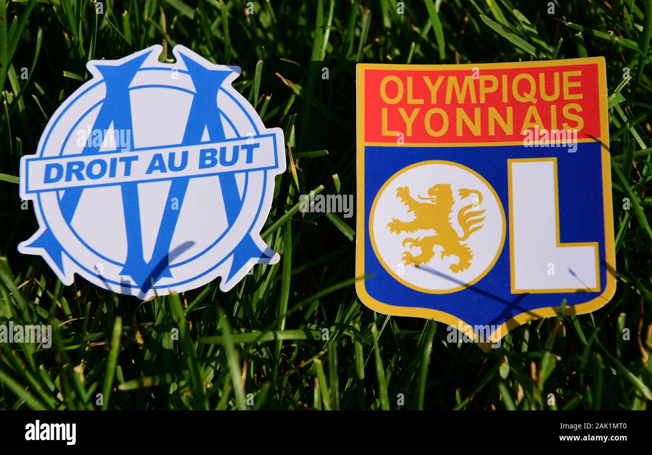Olympique lyon team 2019 hi-res stock photography and images - Alamy