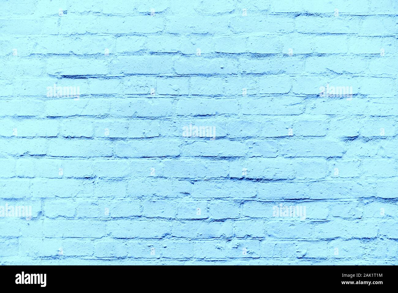 Blue painted brick wall texture and background Stock Photo - Alamy