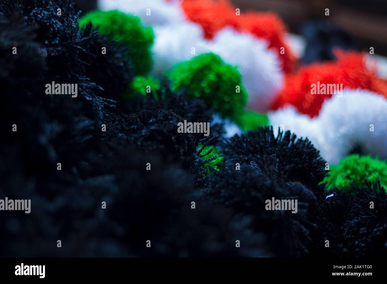 tri-color nylon close up photo taken from rope market coimbatore Stock ...