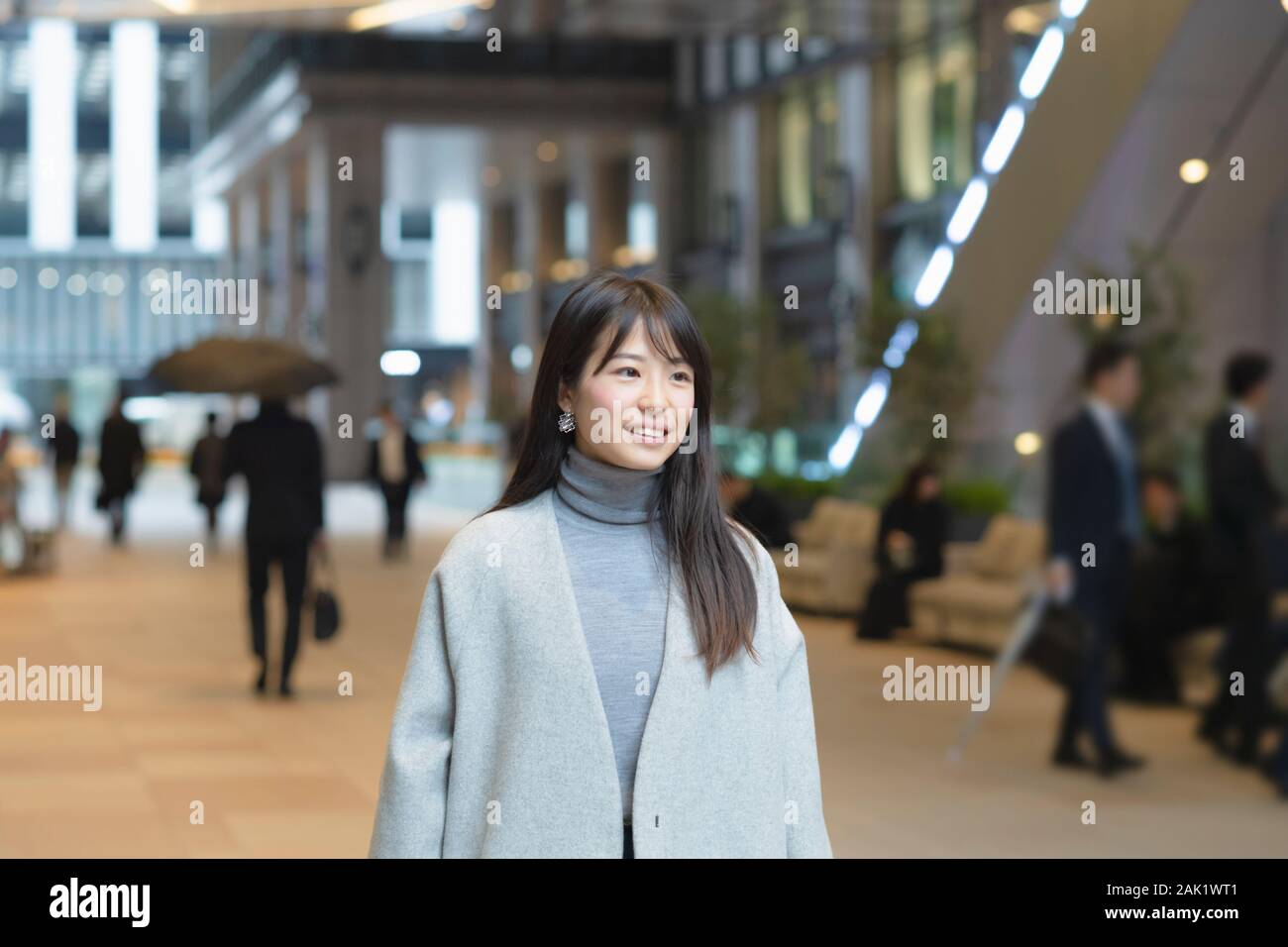 Asian female commuter hi-res stock photography and images - Alamy
