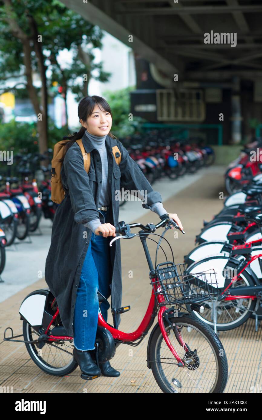 Bicycle sharing system Stock Photo - Alamy