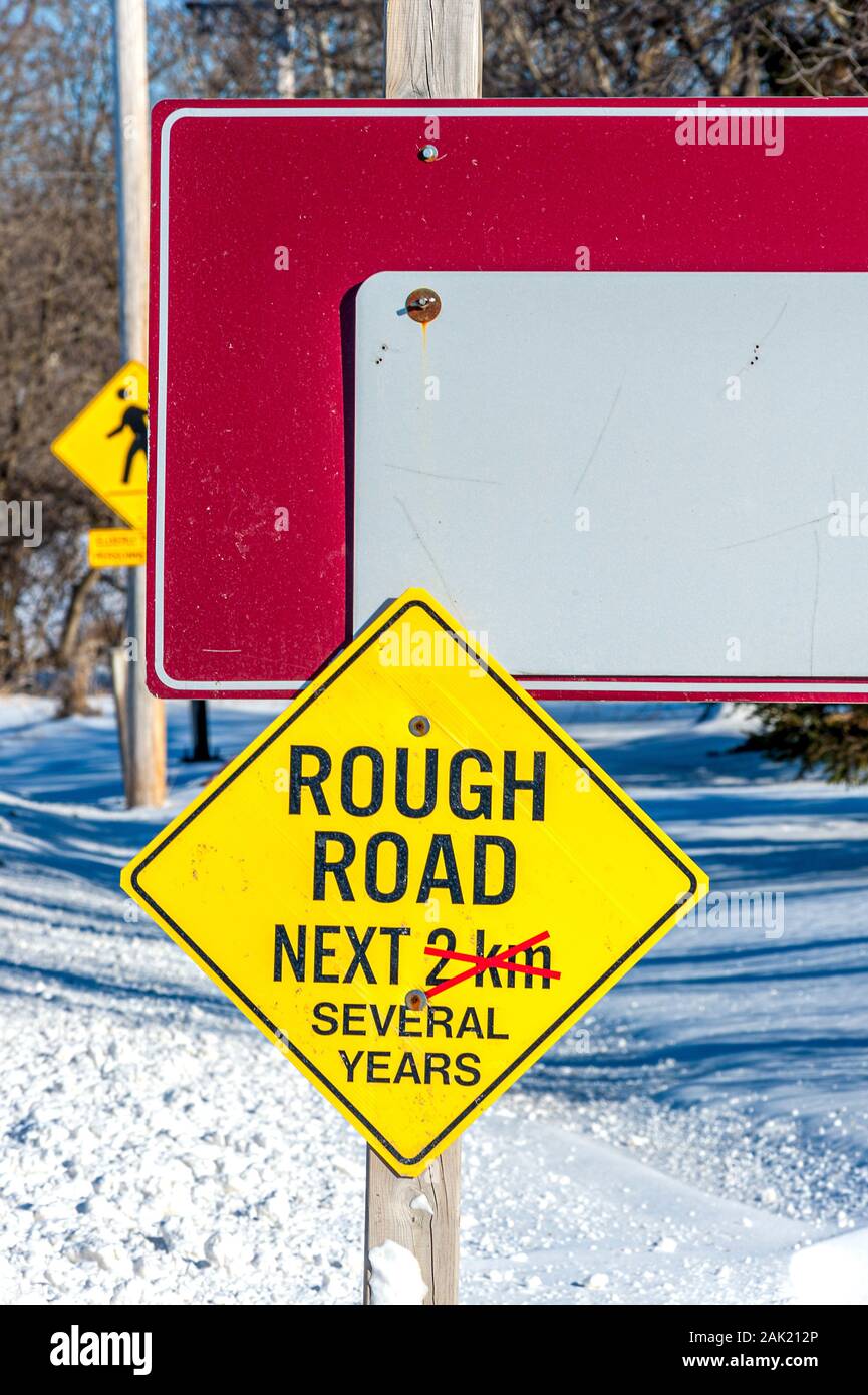 Traffic sign humor Stock Photo - Alamy