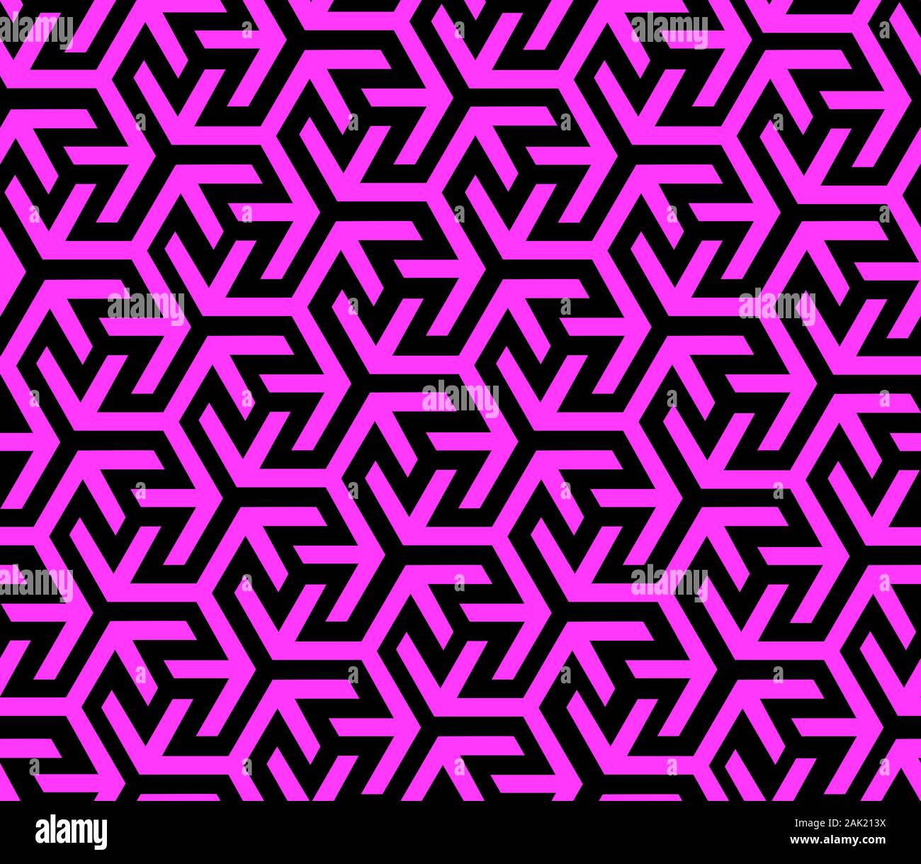 Cube line seamless repeat pattern background Stock Photo - Alamy