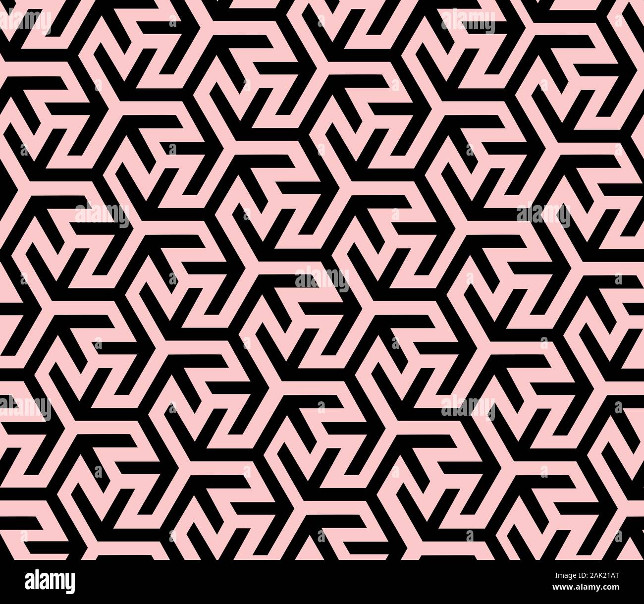 Cube line seamless repeat pattern background Stock Photo - Alamy