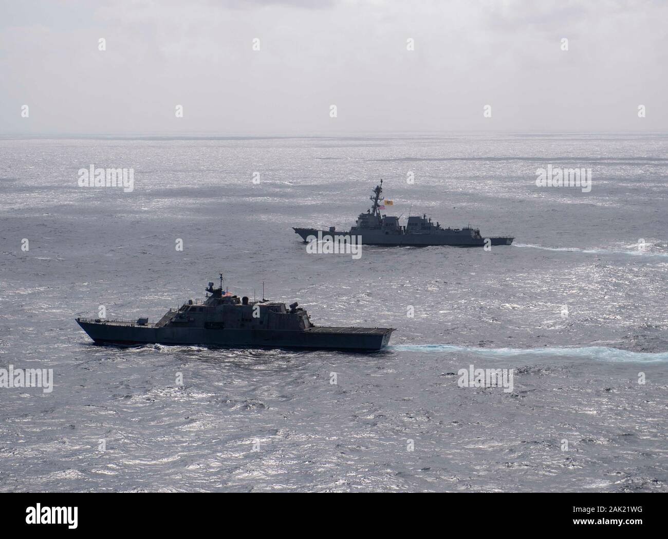 200104-N-DW182-1881 ATLANTIC OCEAN (Jan. 4, 2020) The Freedom-variant ...