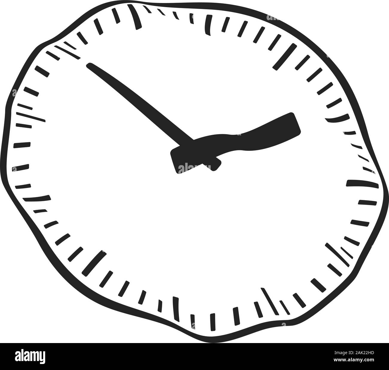 Persistence of memory clock Black and White Stock Photos & Images - Alamy