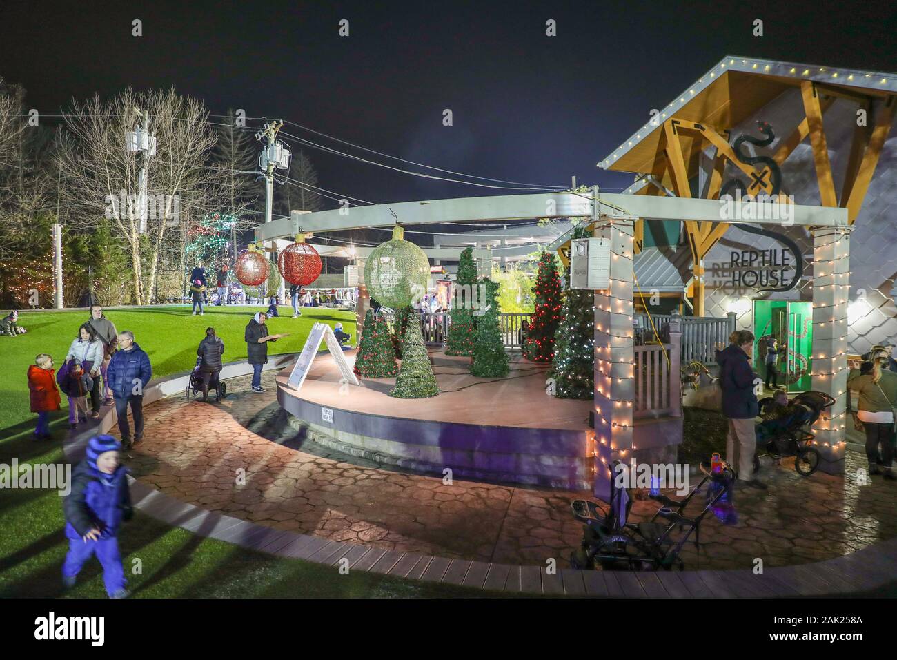 West Orange, New Jersey December 28 2019:Take a winter stroll through ...