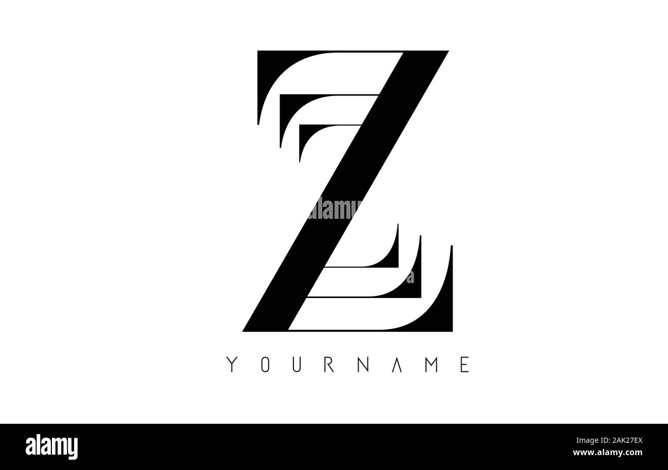 Z shape Black and White Stock Photos & Images - Alamy