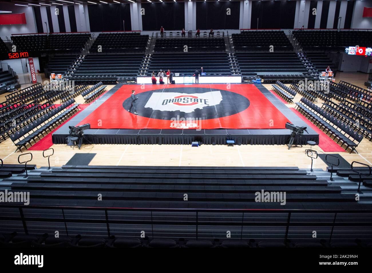 Columbus, Ohio, USA. 6th Jan, 2020. The Covelli Center before the Ohio ...