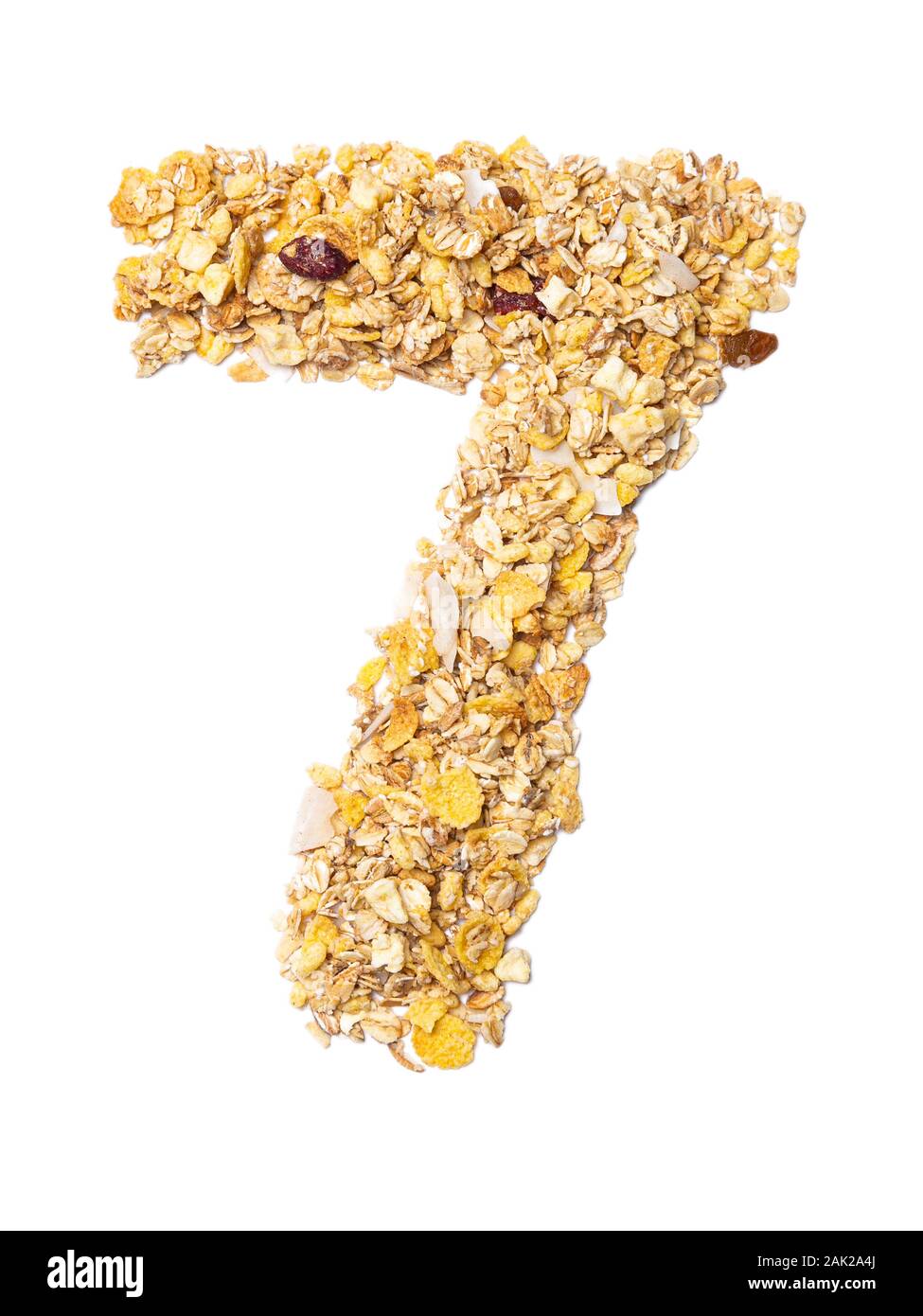 Cereal arabic number hi-res stock photography and images - Alamy