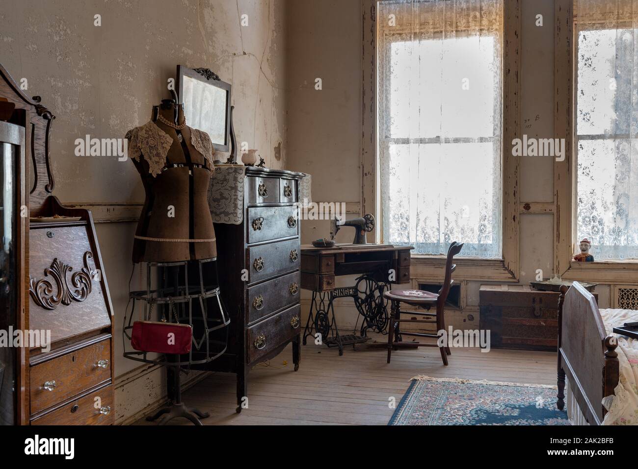 Living room at the Preston Castle School of Industry. The Preston ...