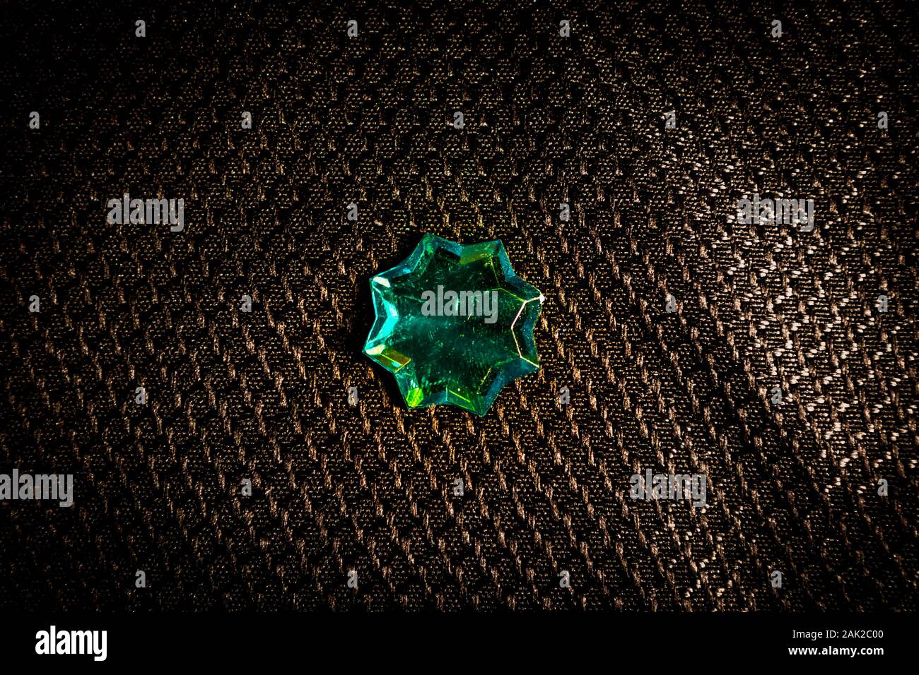 blue star diamond stone on black background Stock Photo - Alamy