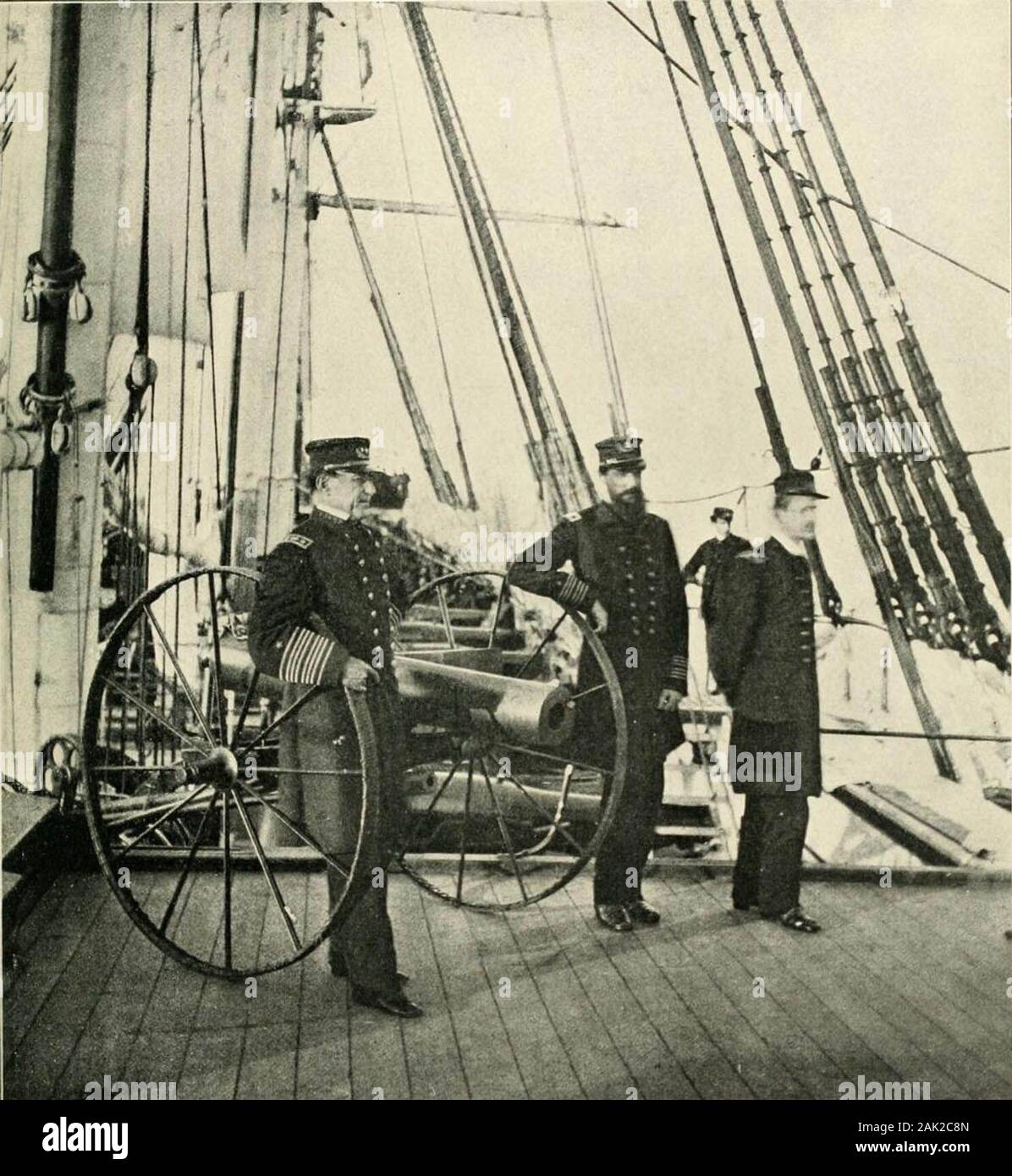 Commander David Glasgow Farragut and Captain Percival Drayton, chief of ...