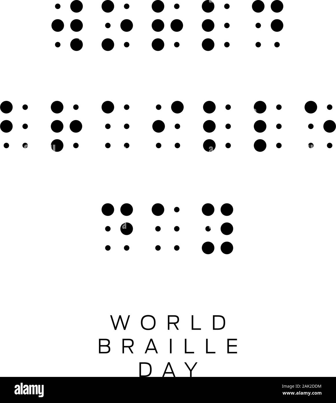 Braille alphabet poster Black and White Stock Photos & Images - Alamy