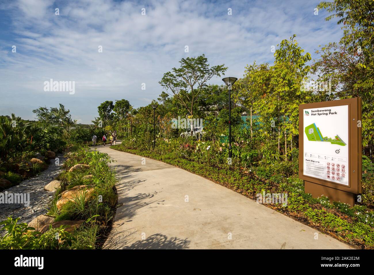 Map of the facility and the walkway access are accompany with beautiful ...