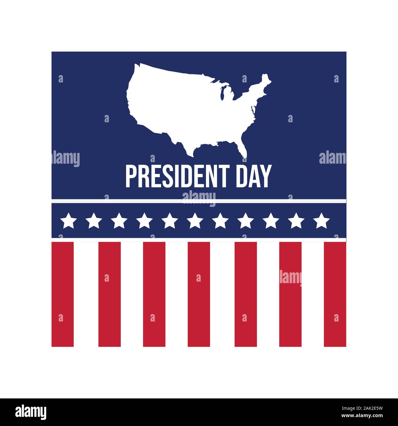 Happy president day february design image vector. President day usa ...