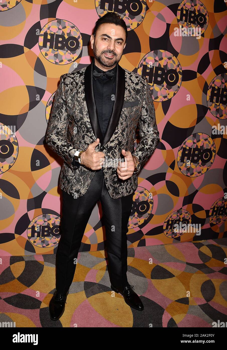 BEVERLY HILLS, CA - JANUARY 05: Mo Karim attends HBO's Official Golden Globes After Party at ...
