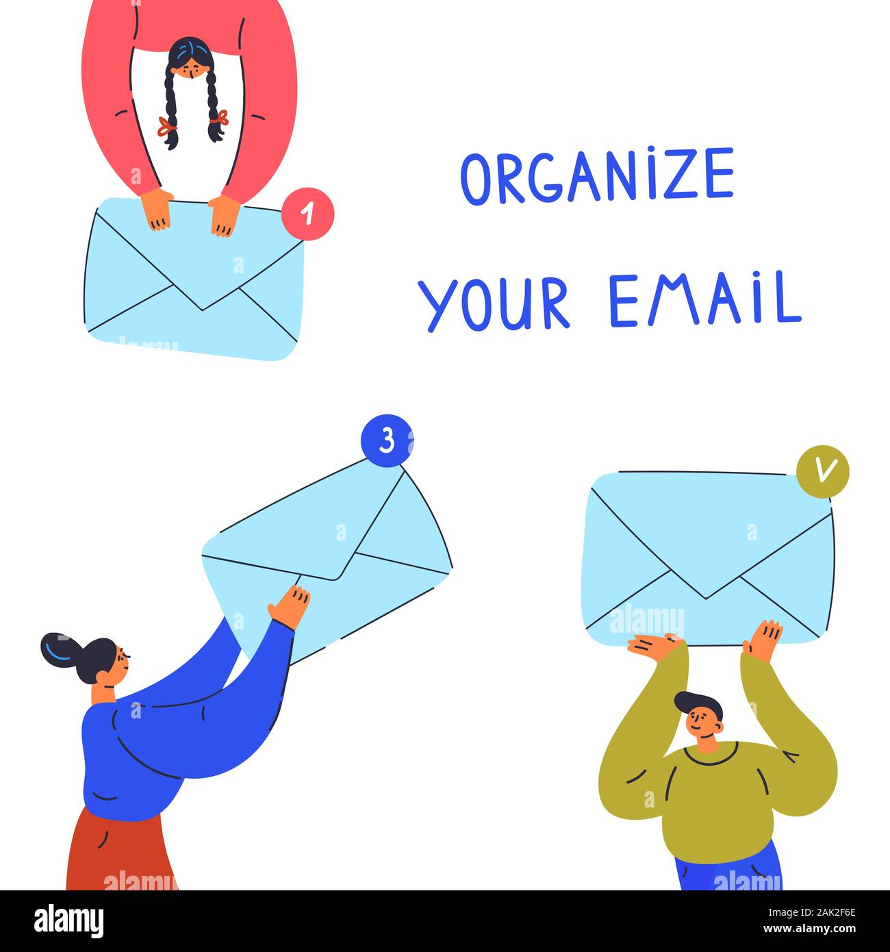 Woman hand organize Cut Out Stock Images & Pictures - Alamy