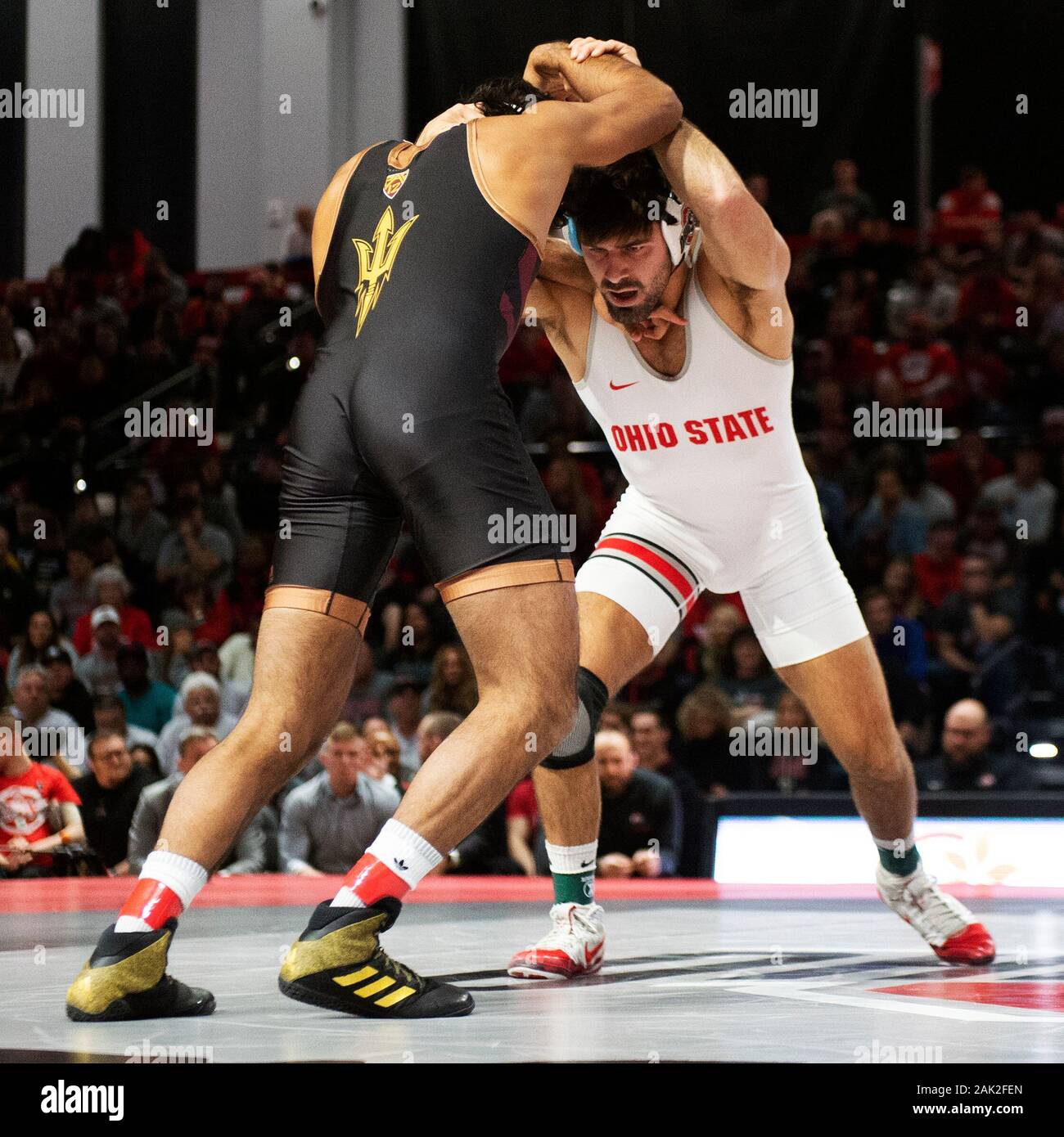 January 6, 2020: Ohio State Buckeyes Kaleb Romero wrestles Anthony ...