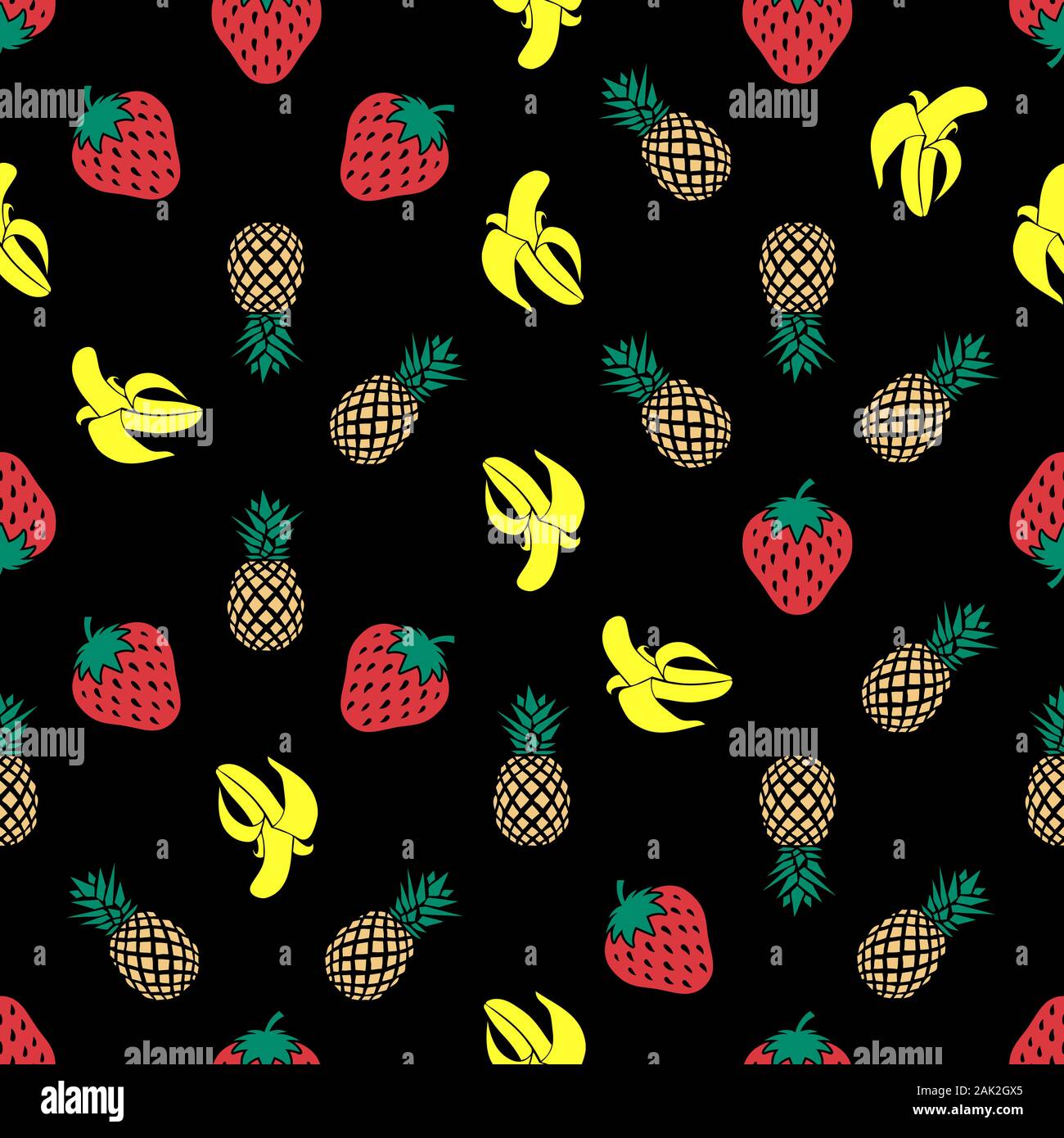 Fruit repeat pattern hi-res stock photography and images - Alamy