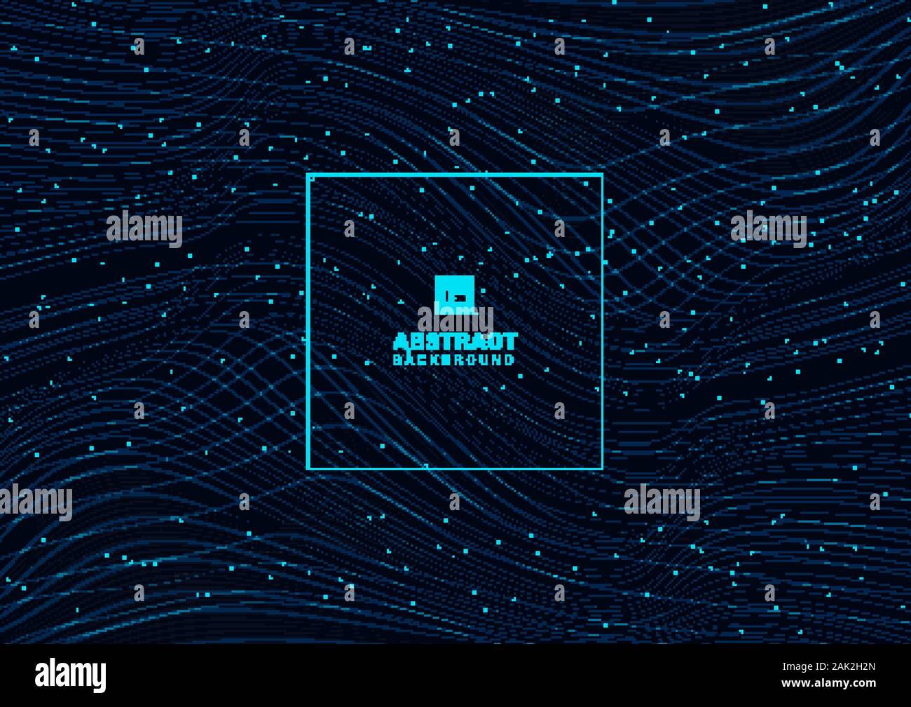 Technology concept particles lines Stock Vector Images - Alamy