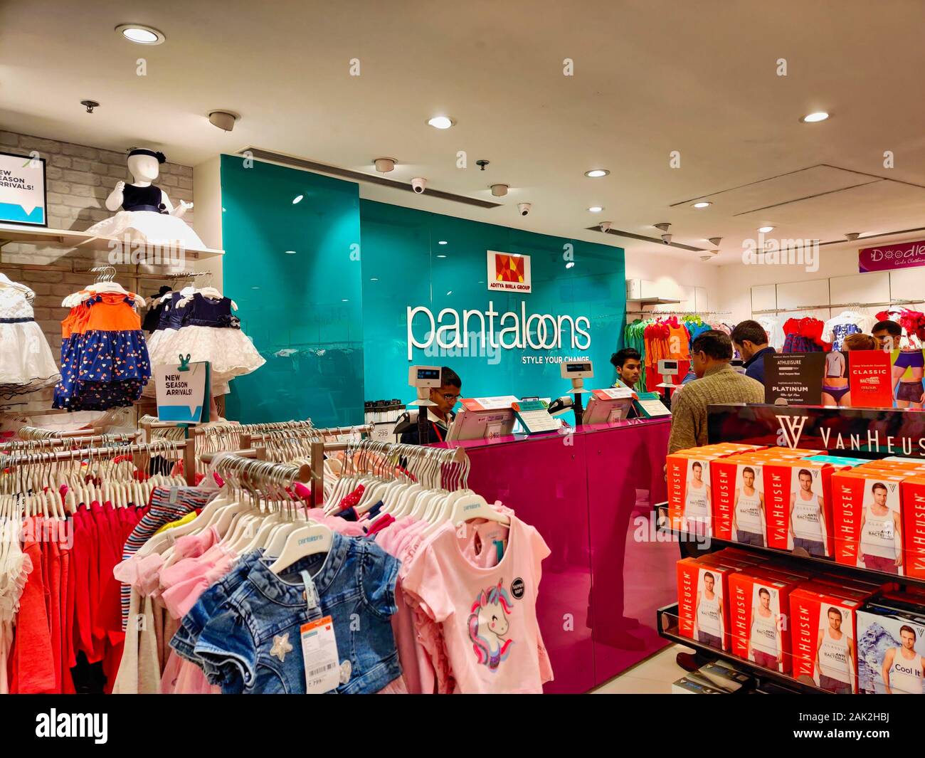 Pantaloon india hi-res stock photography and images - Alamy