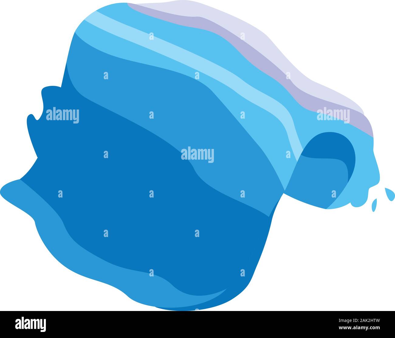 Tsunami big wave icon, isometric style Stock Vector Image & Art - Alamy