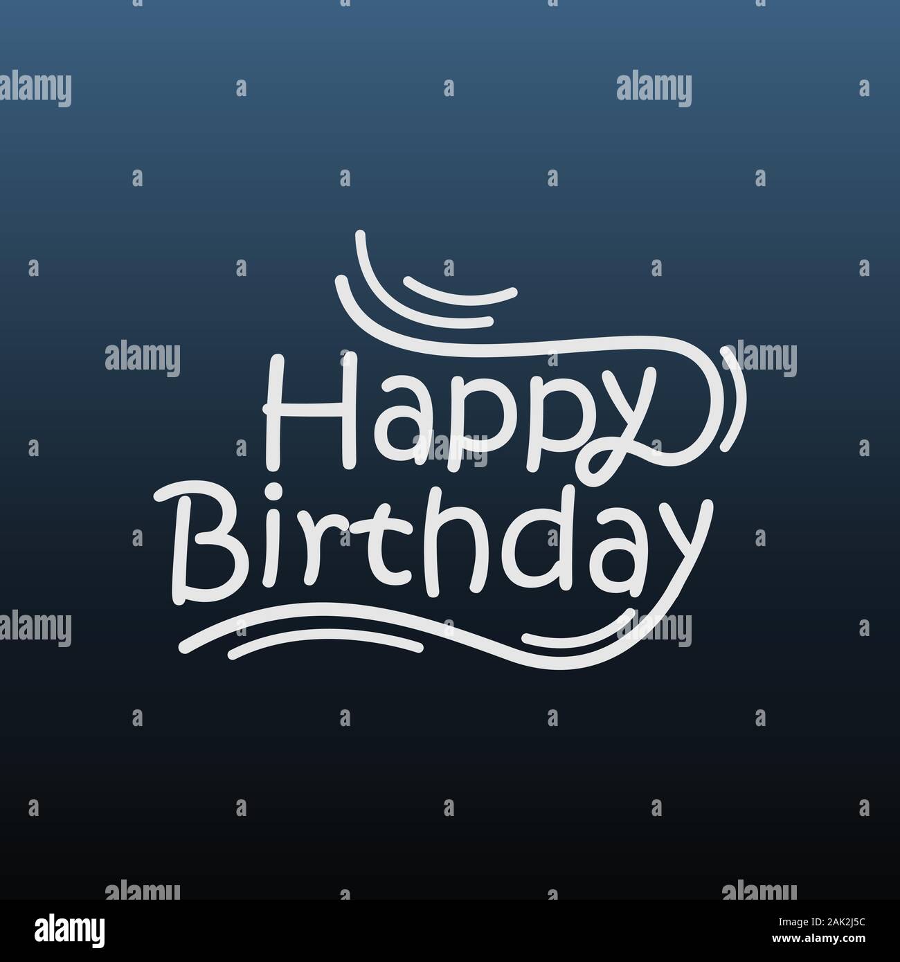 Happy birthday words Stock Vector Images - Alamy