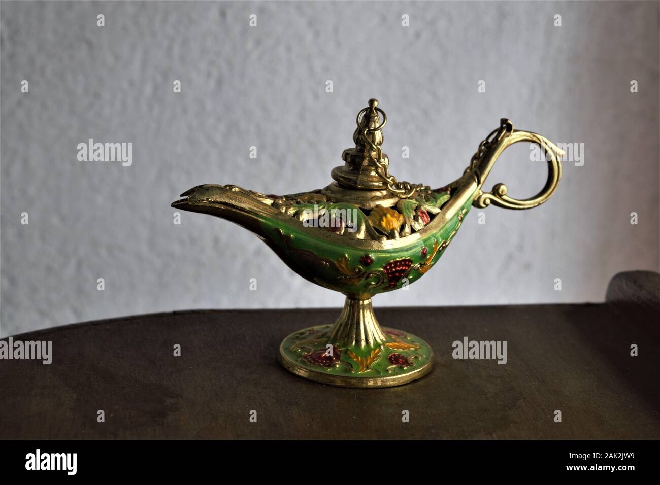 a miniature of famous magic lamp which is described in popular Arabian ...