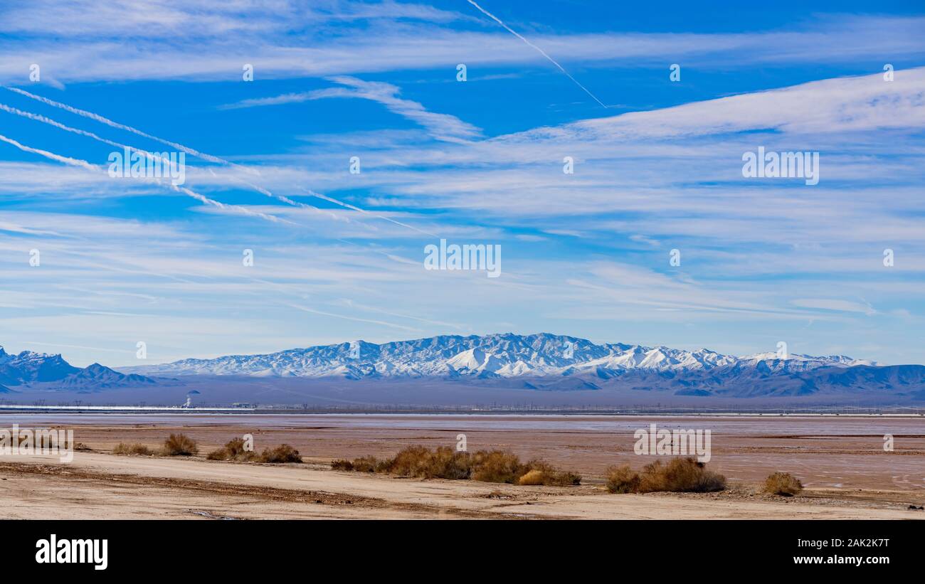 Nature landscape, mountains around Boulder City at Nevada Stock Photo ...