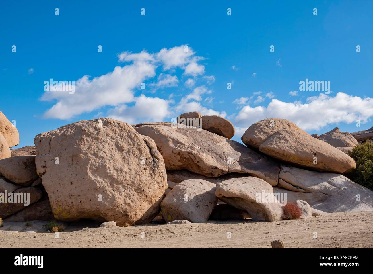 Sunny beautiful landscpe of the Knob Hill Spring at Boulder City ...
