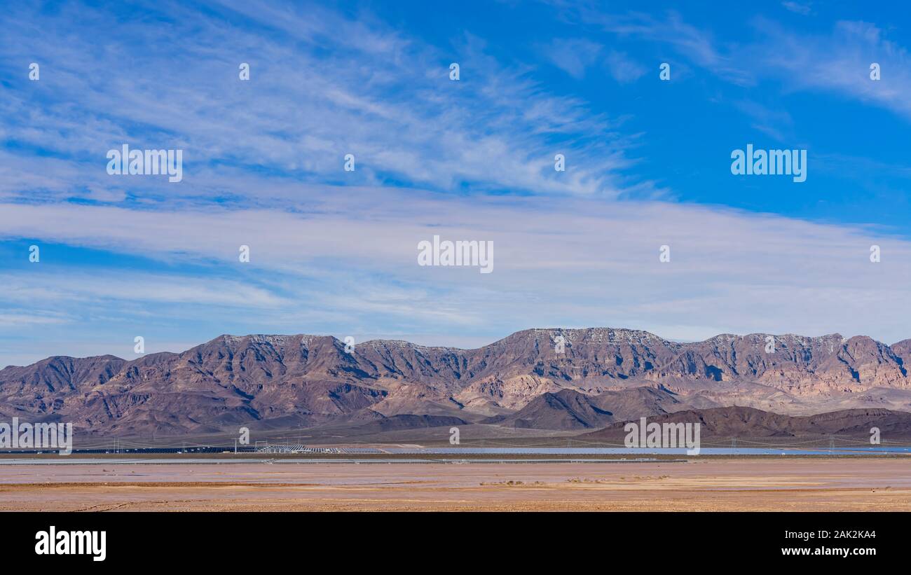 Nature landscape, mountains around Boulder City at Nevada Stock Photo ...