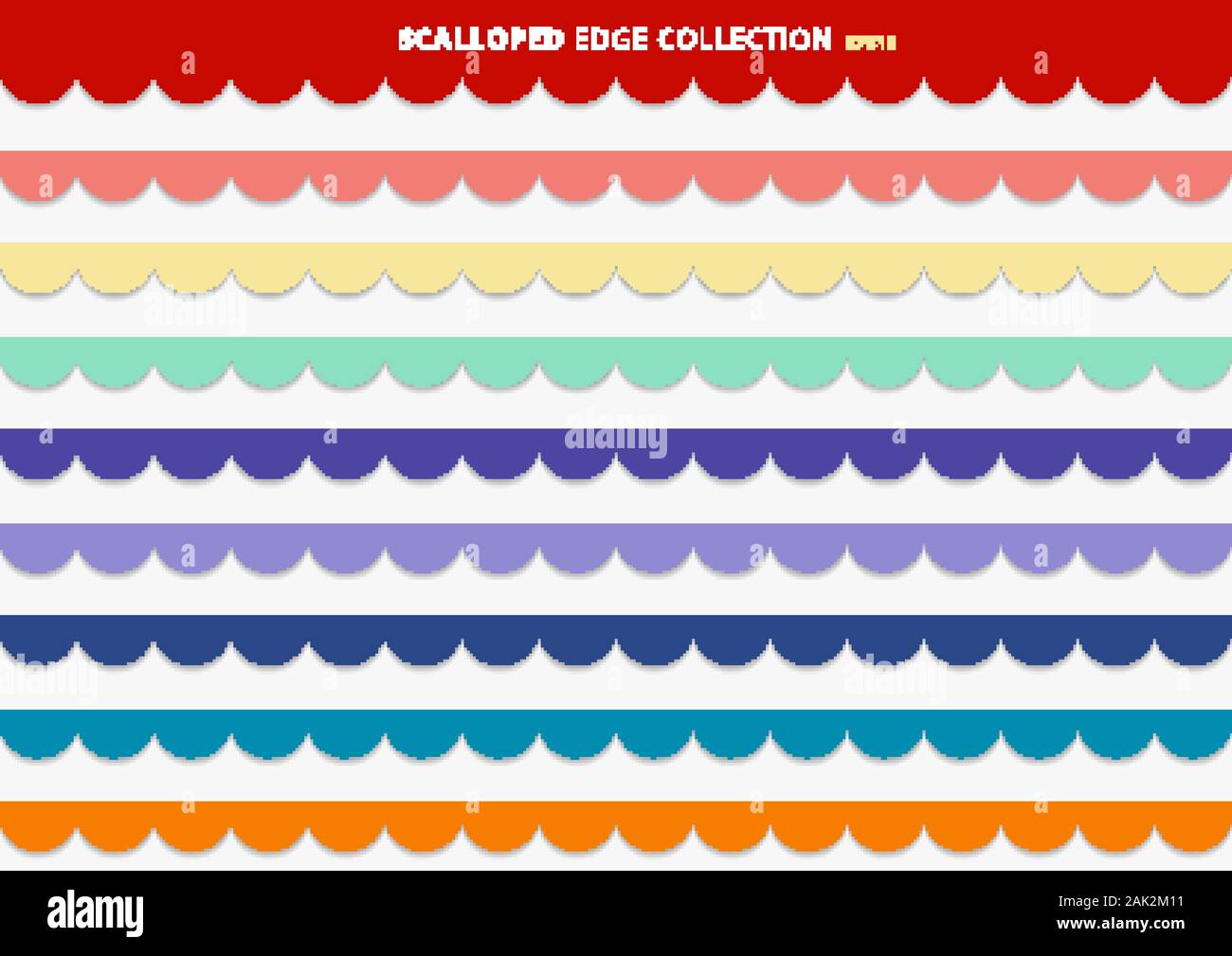 Scalloped detail Stock Vector Images - Alamy