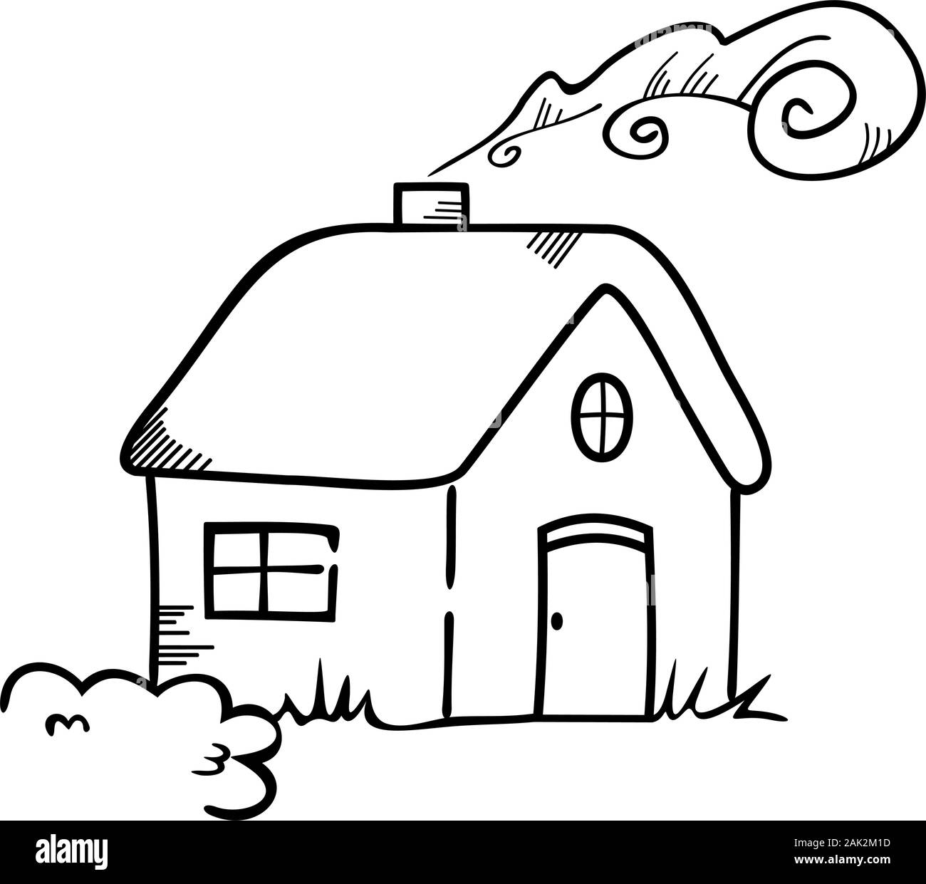 House of smoke Stock Vector Images - Alamy