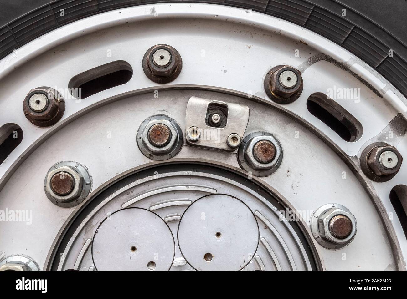 Closeup Of Truck Wheel High Resolution Stock Photography and Images - Alamy