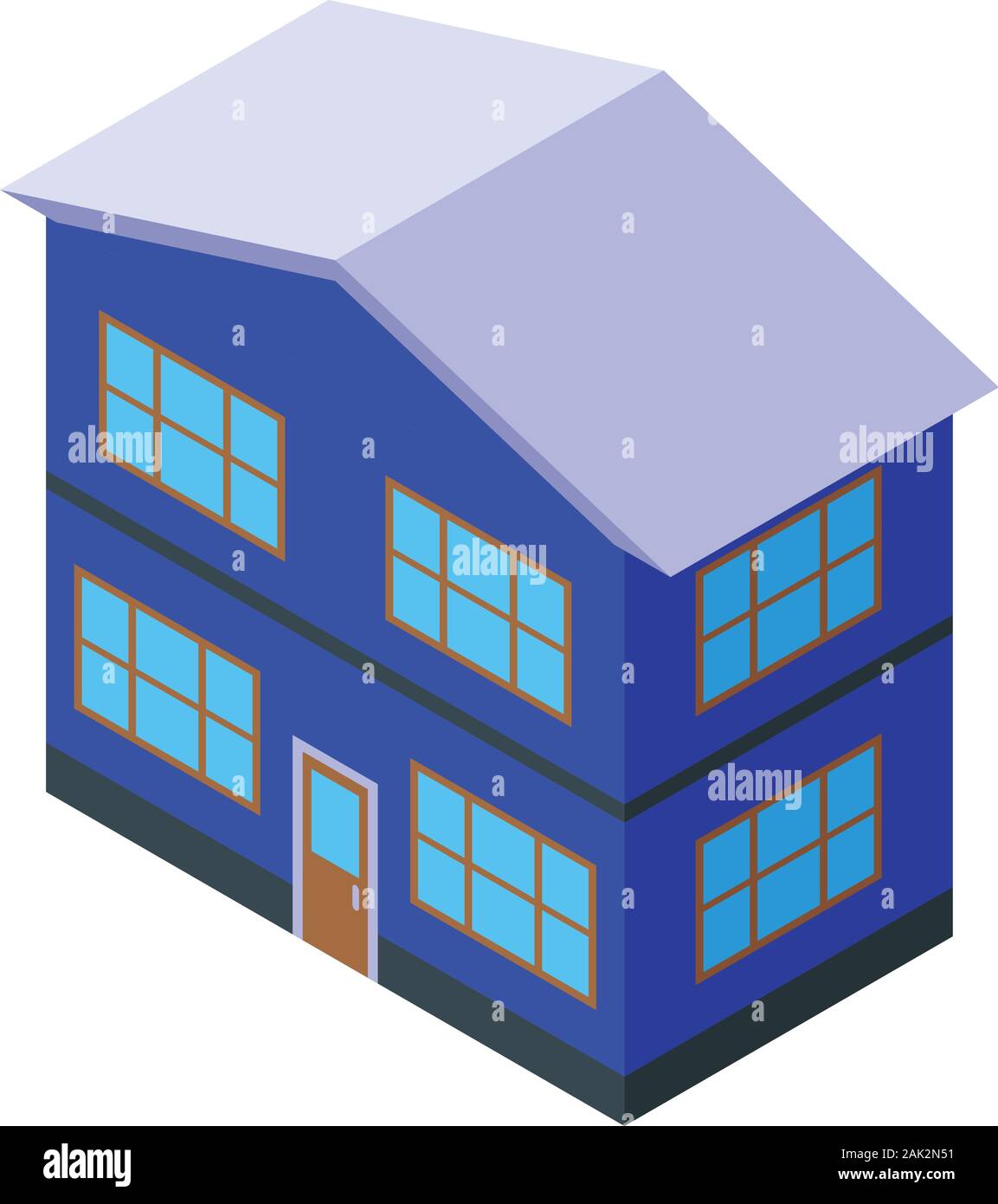 American suburb house Stock Vector Images - Alamy