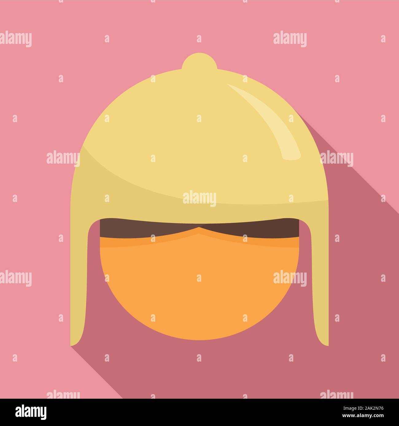 Peru man head icon. Flat illustration of Peru man head vector icon for ...