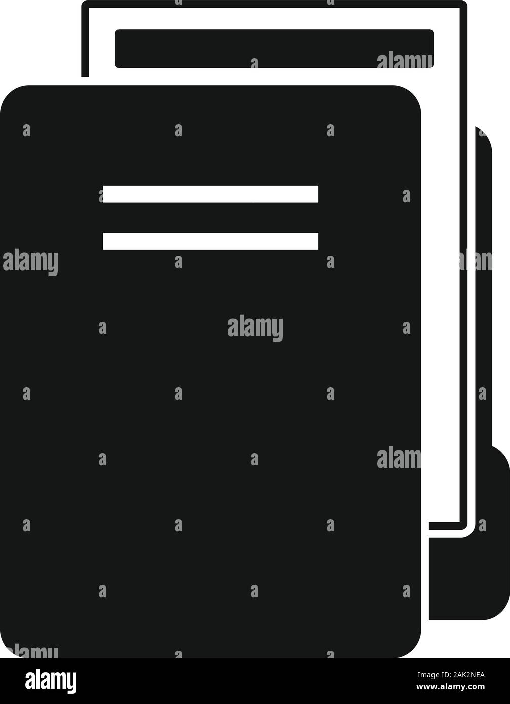 Lease folder icon. Simple illustration of lease folder vector icon for ...